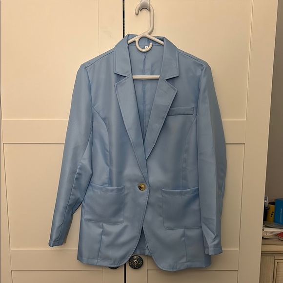 Jackets & Coats | Elegant Blue Womens Blazer | Poshmark